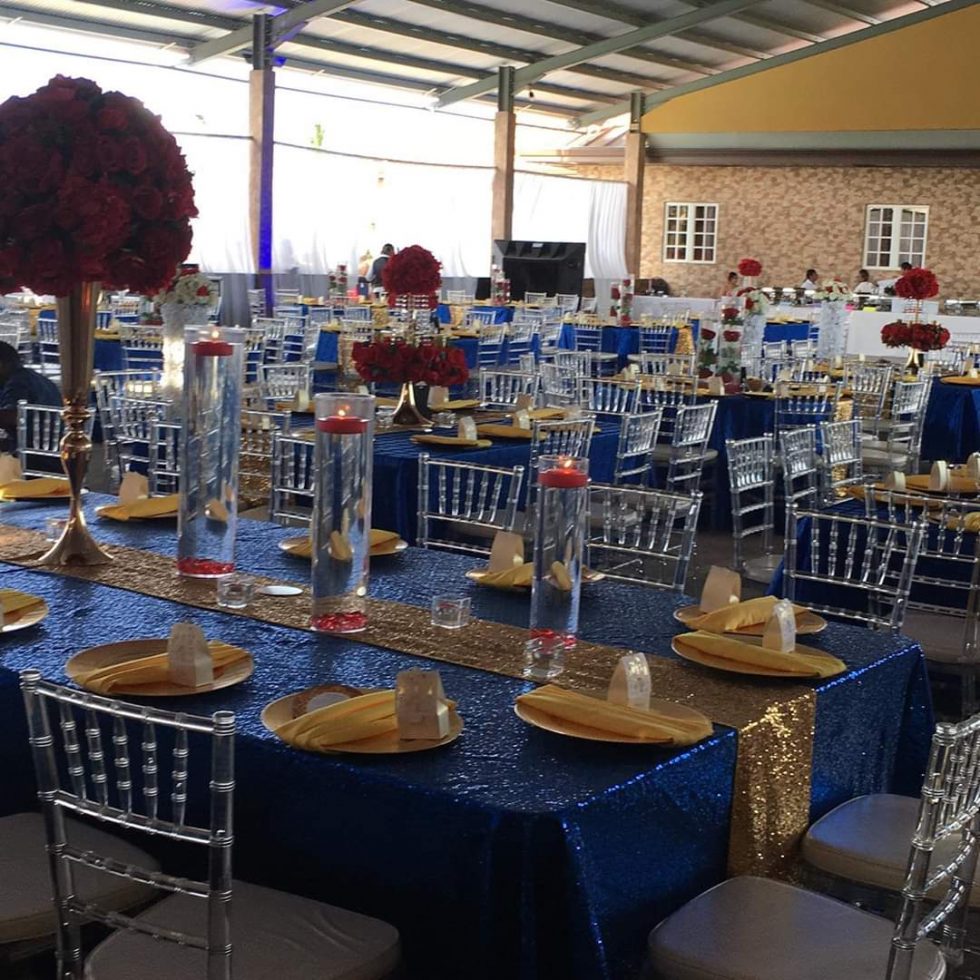 Wedding Rentals Trinidad - LED Tables-Chairs-Bars-Coolers- much more
